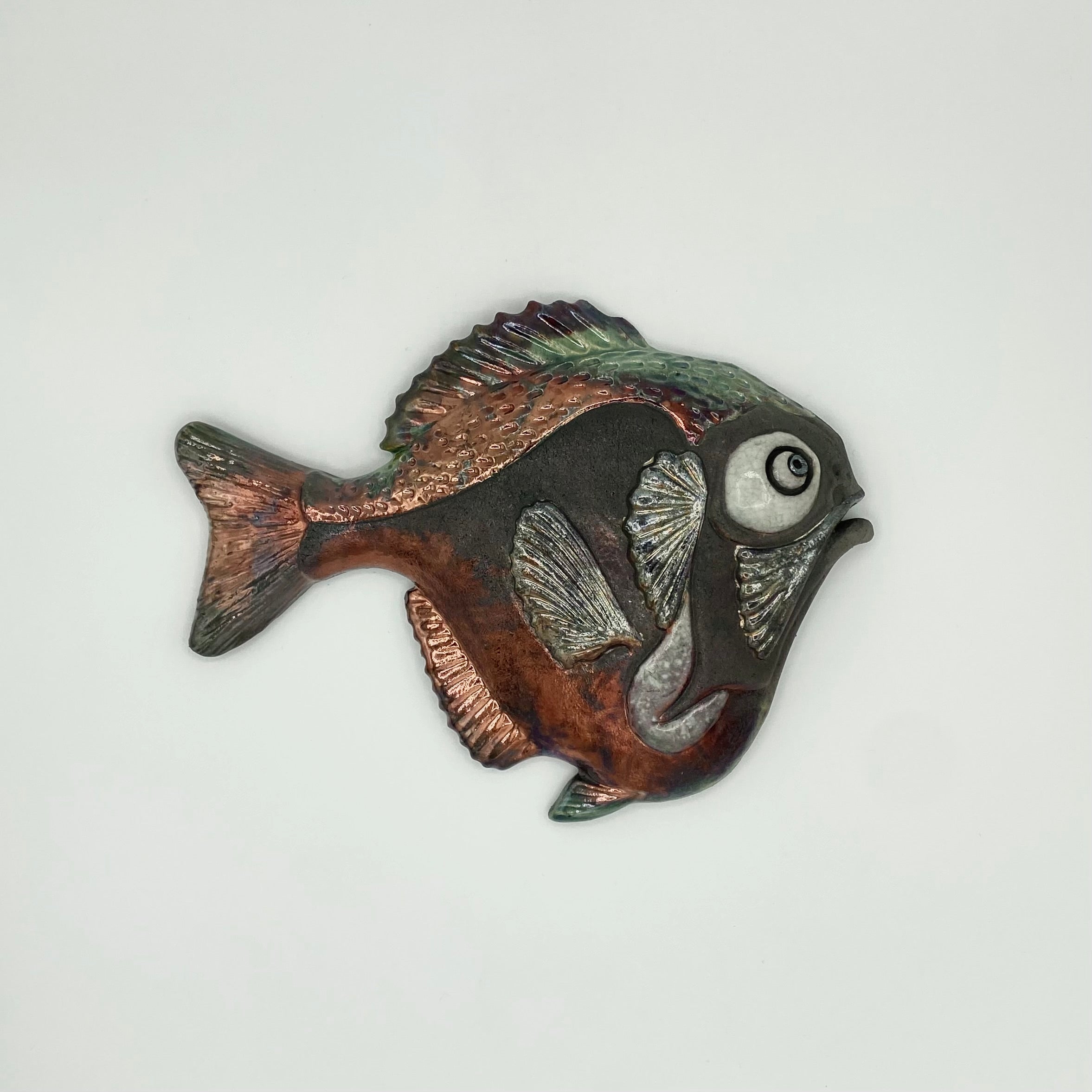 Raku Ugly Bottom Dweller by Tim Isaac Pottery – The Artisan District